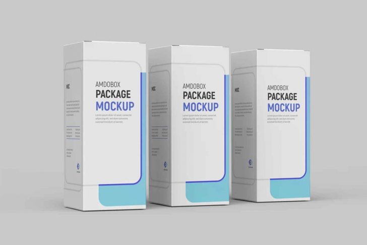 Free Pharmaceutical Packaging Box Mockup - Free Package Mockup