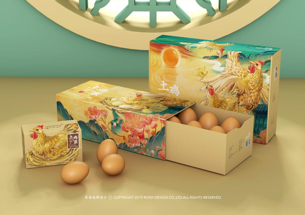 Native Eggs Packaging Design by TI tee Package Designs - Package Mockup