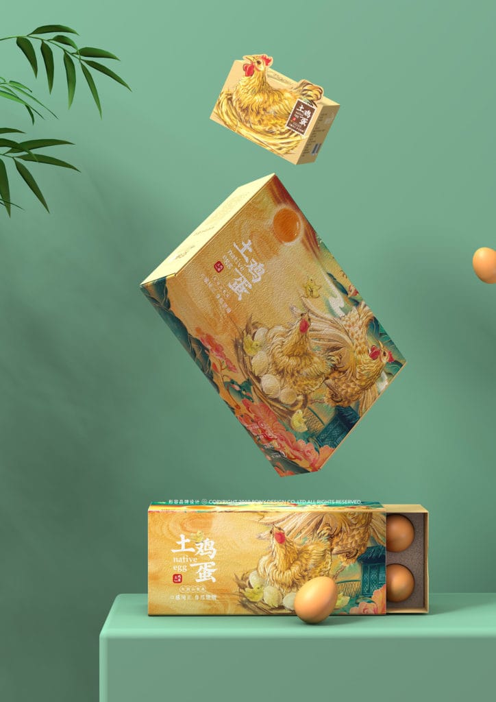 Native Eggs Packaging Design by TI tee Package Designs - Package Mockup