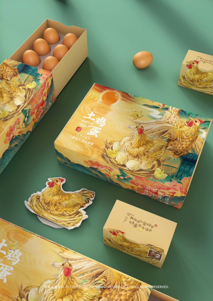 Native Eggs Packaging Design by TI tee Package Designs - Package Mockup