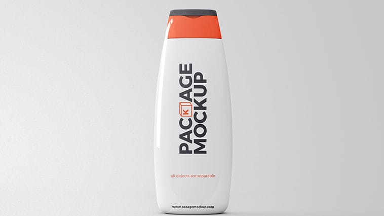 Trendy Shampoo Bottle Mockup PSD Set - Package Mockups