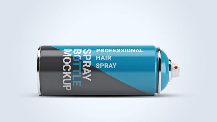Free Aerosol Spray Can Mockup - Free Package Mockups