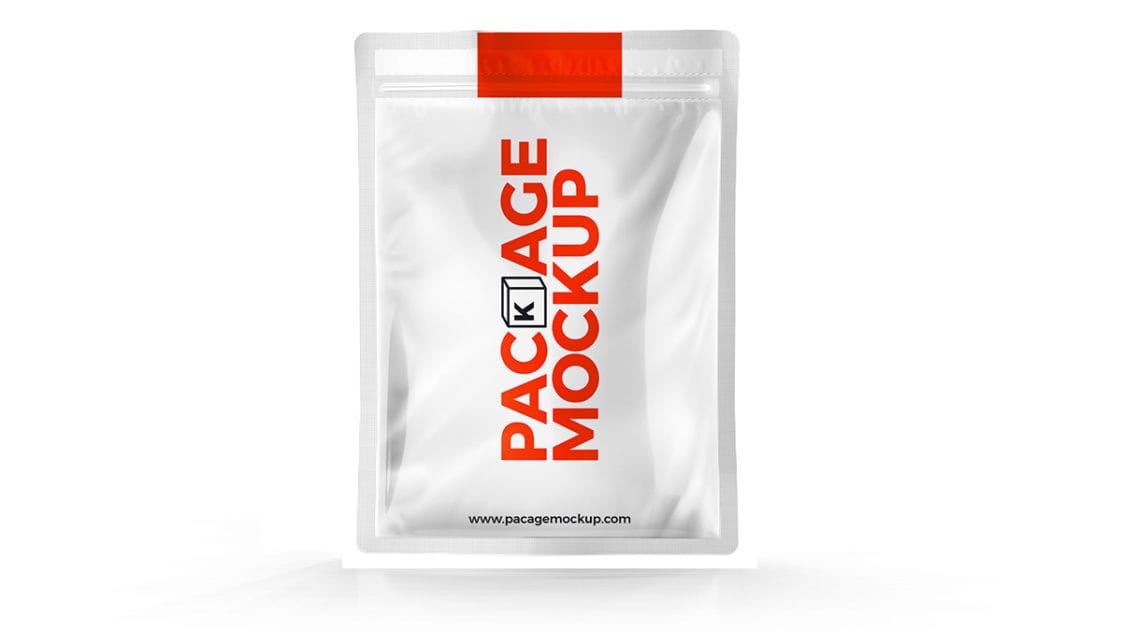 Free Plastic Zip Lock Packet/Bag Mockup Set - Free Package Mockups