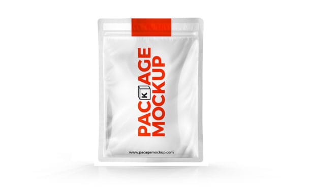 Small Plastic Packet Mockup PSD - Free Package Mockup
