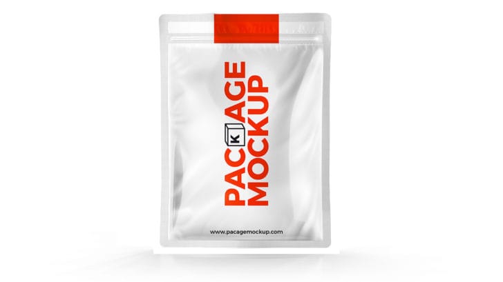 Free Plastic Zip Lock Packet/Bag Mockup Set - Free Package Mockups