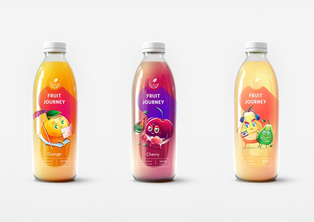 Fruit Journey Package Designs - Package Mockup