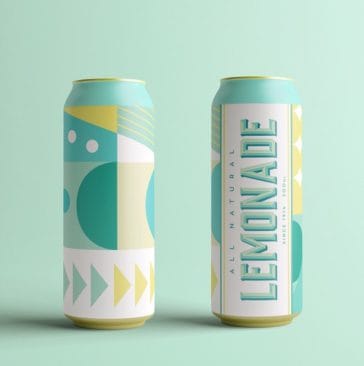 Modern Lemonade Packaging from Los Angeles, California - Package Designs