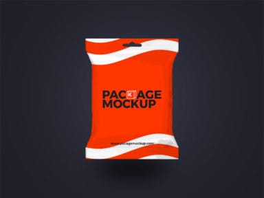 Hanging Packet Packaging Mockup - Free Package Mockup