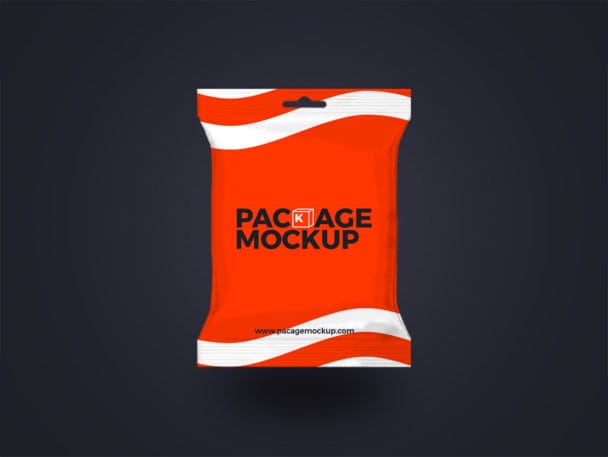 Hanging Packet Packaging Mockup - Free Package Mockup