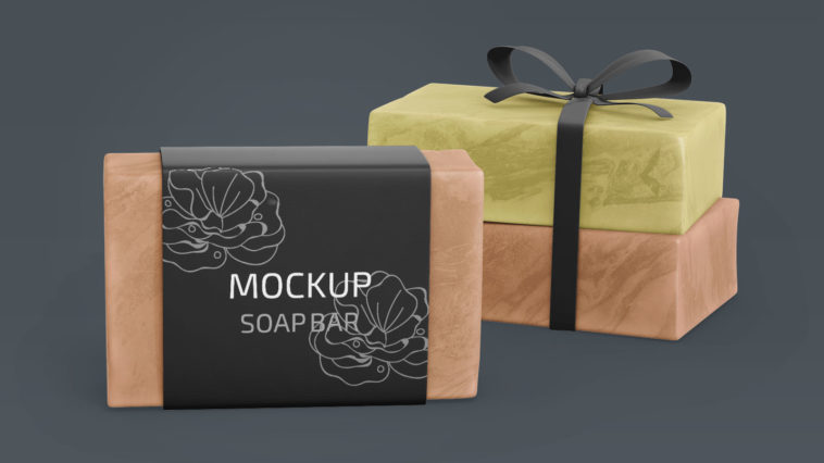 Free HandCraft Soap Packaging Mockup - Package Mockups