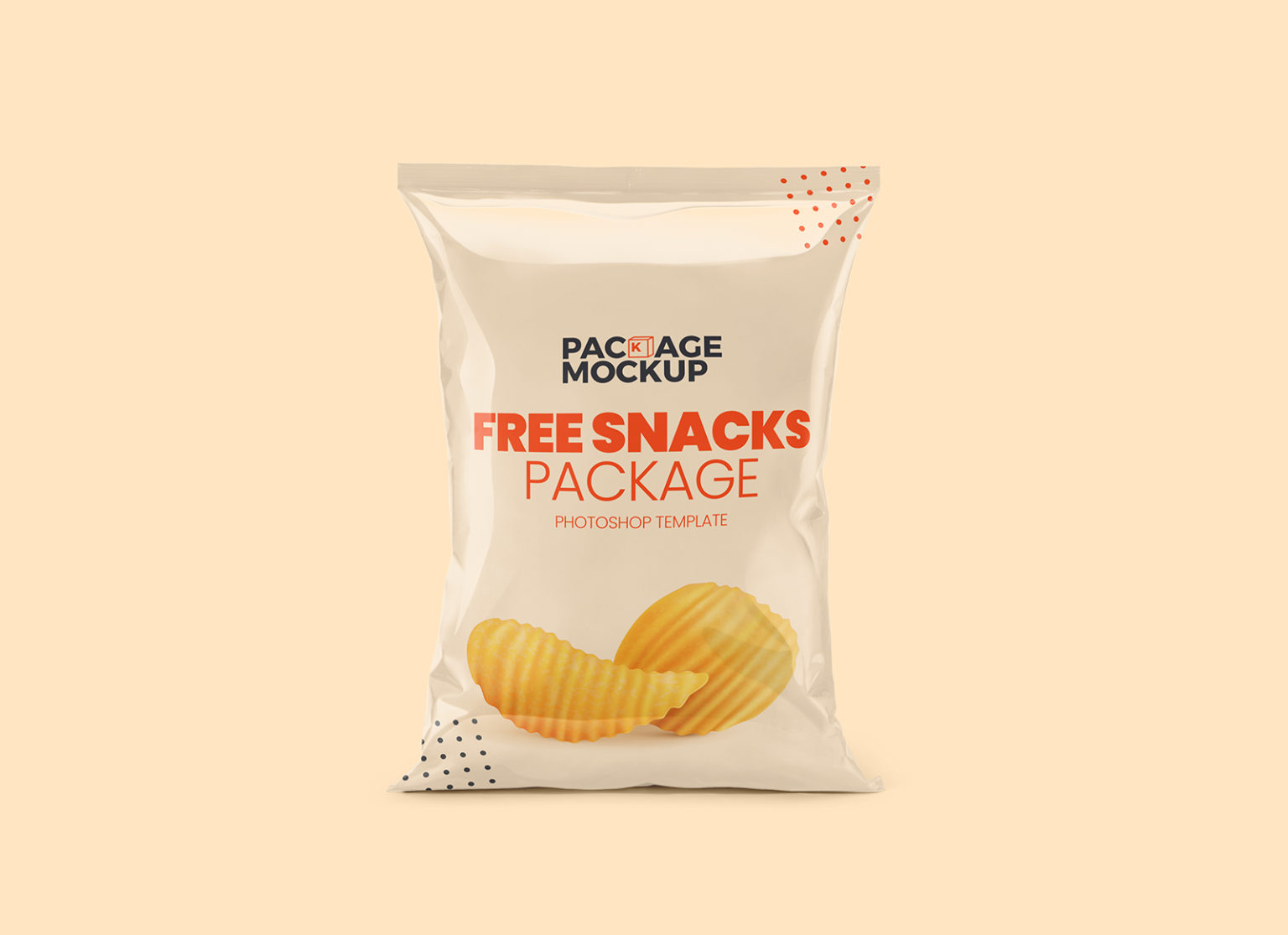 Free Snack Pack Packaging Mockup PSD - Free Package Mockup