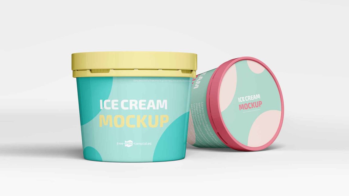 Free Package Container Mockup - Free Package Mockups