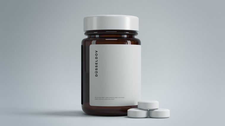 Mini Pills Bottle Mockup - Free Package Mockups