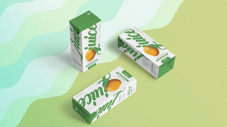 Free Juice Tetra Pack Mockup - Free Package Mockups
