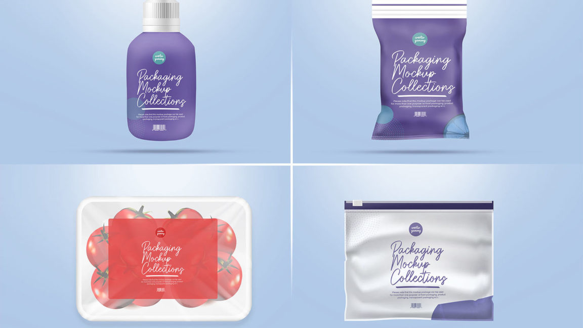 Free Packet Mockup - Free Package Mockups