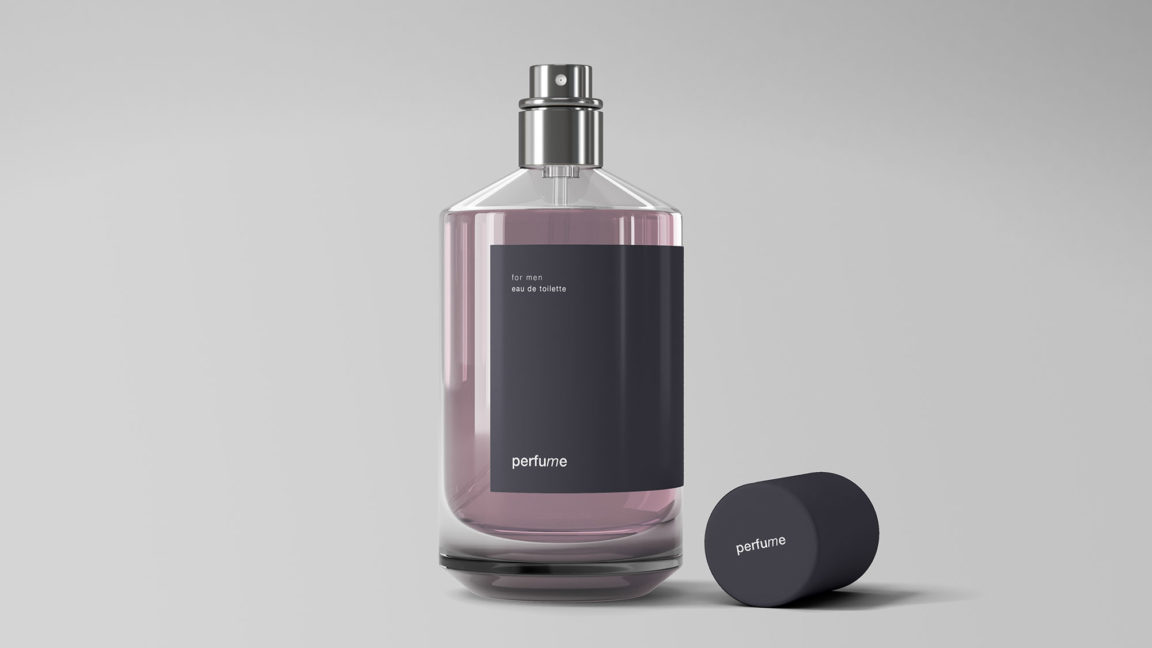 Free Perfume Packaging mockup - Free Package Mockups