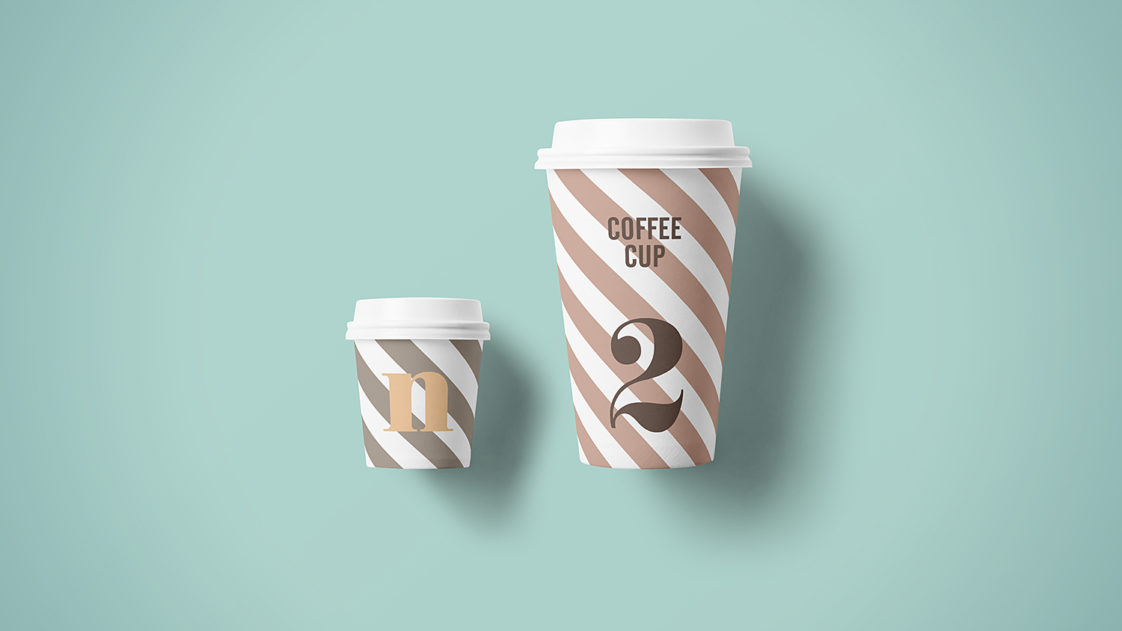 Free Small Coffee Cups Mockup for Branding - Free Package Mockups