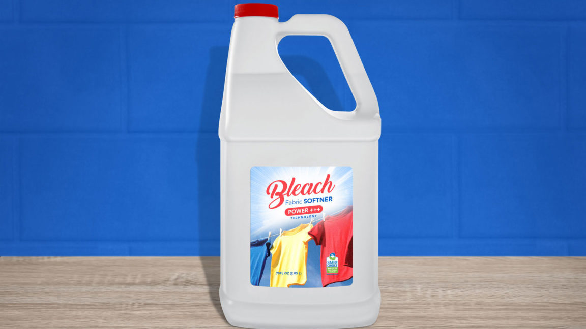 Detergent Washing Liquid Bottle Mockup PSD for Free - Package Mockups