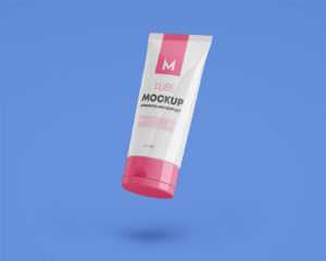 Free HQ Cosmetic Cream Tube Mockup Set - PacageMockup