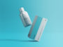 Free Medical Box + Bottle Packaging Mockup - PacageMockup