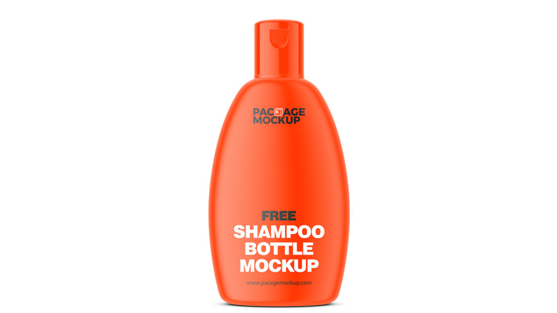 Trendy Shampoo Bottle Mockup PSD Set - Package Mockups