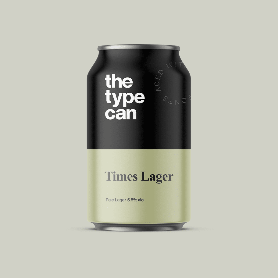 A Beer Package Design For Typography Lovers - Free Package Mockup
