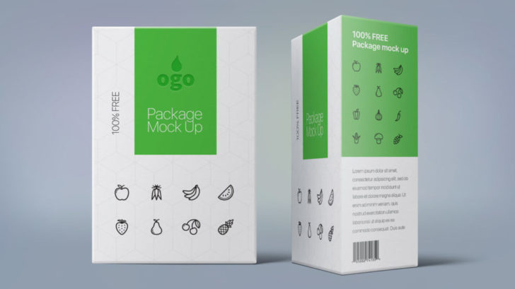 Cuboid Box Mockup - Package Mockups