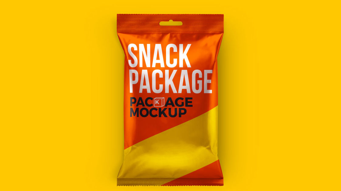 Free 3D Packet Mockup - Free Package Mockups