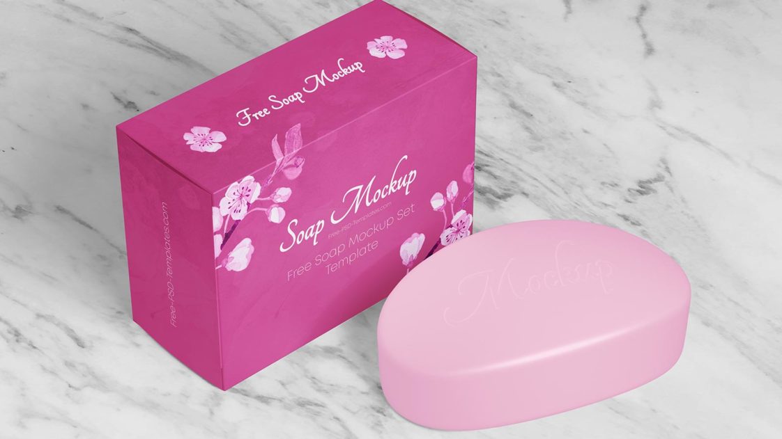 Free Organic Homemade Soap Wrapper Mockup - Package Mockups