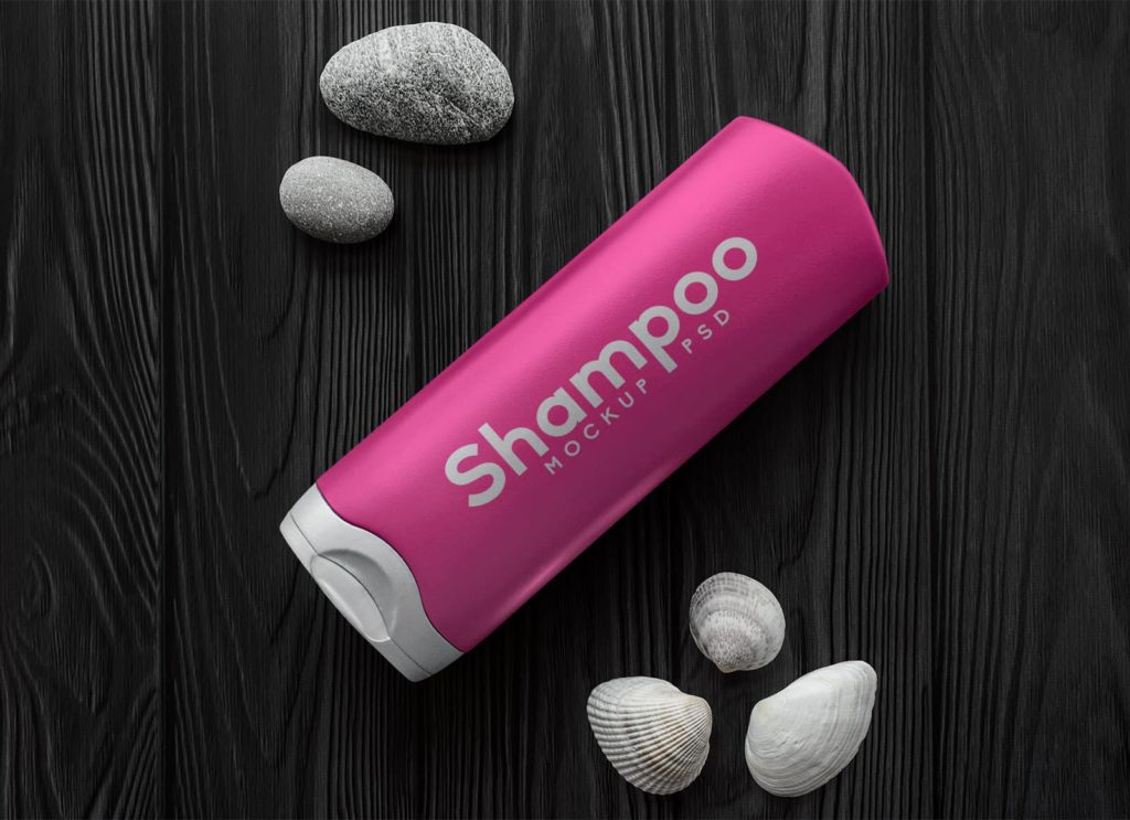 Free Shampoo / Conditioner Bottle Mockup - PacageMockup