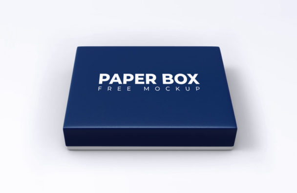 Box with Lid Free Mockup Bundle - PacageMockup