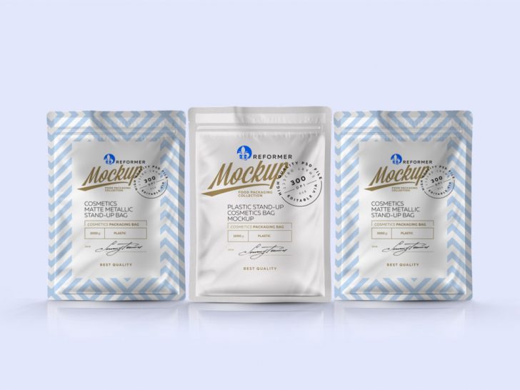 Free Small Pouch Packet Mockup - Free PacageMockup