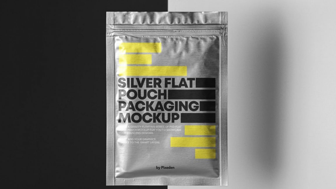 Free Small Pouch Packet Mockup - Free Package Mockups