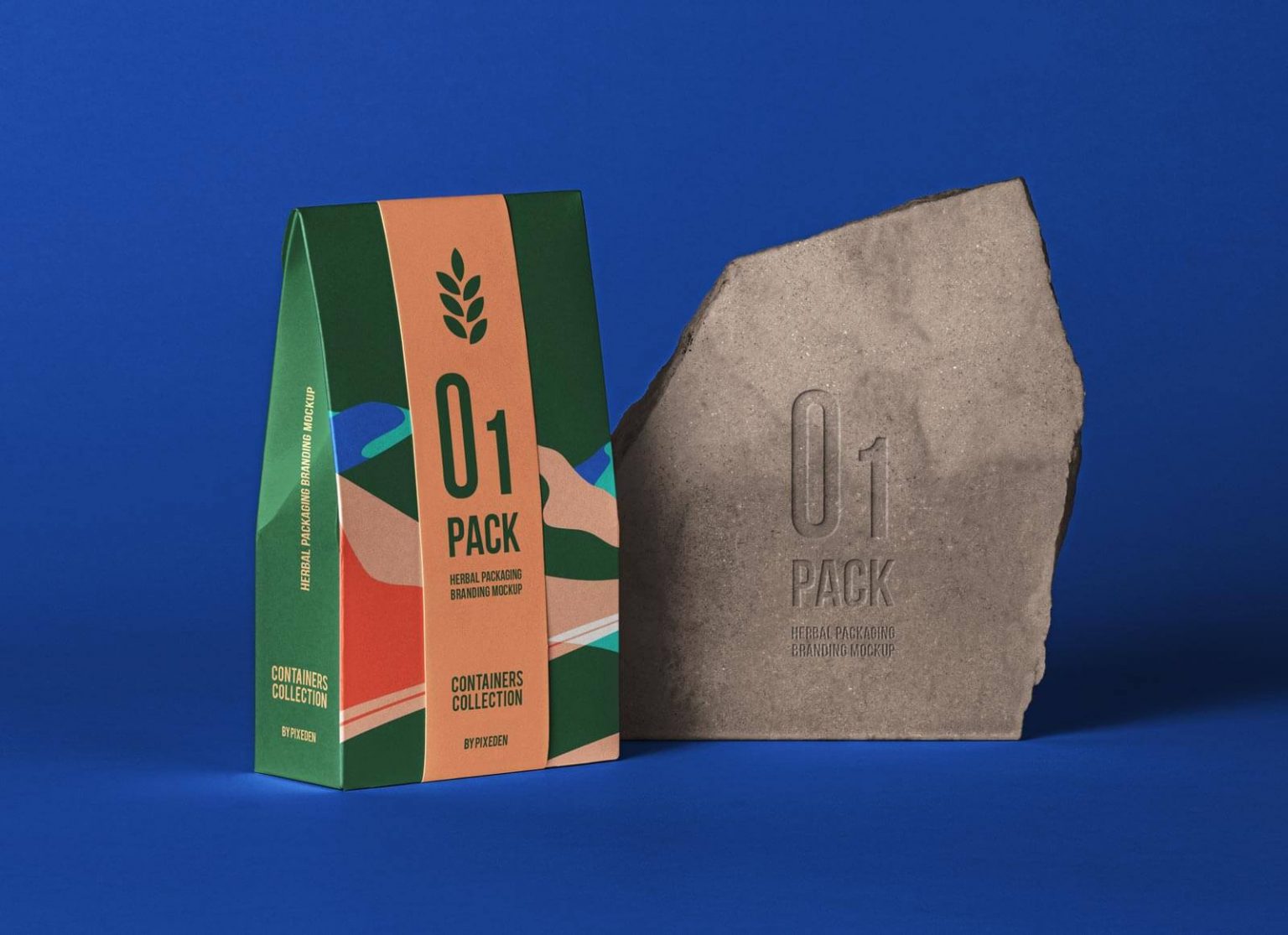 Free Organic Kraft Thick Paper Bag Packaging Mockup - Free Package Mockup