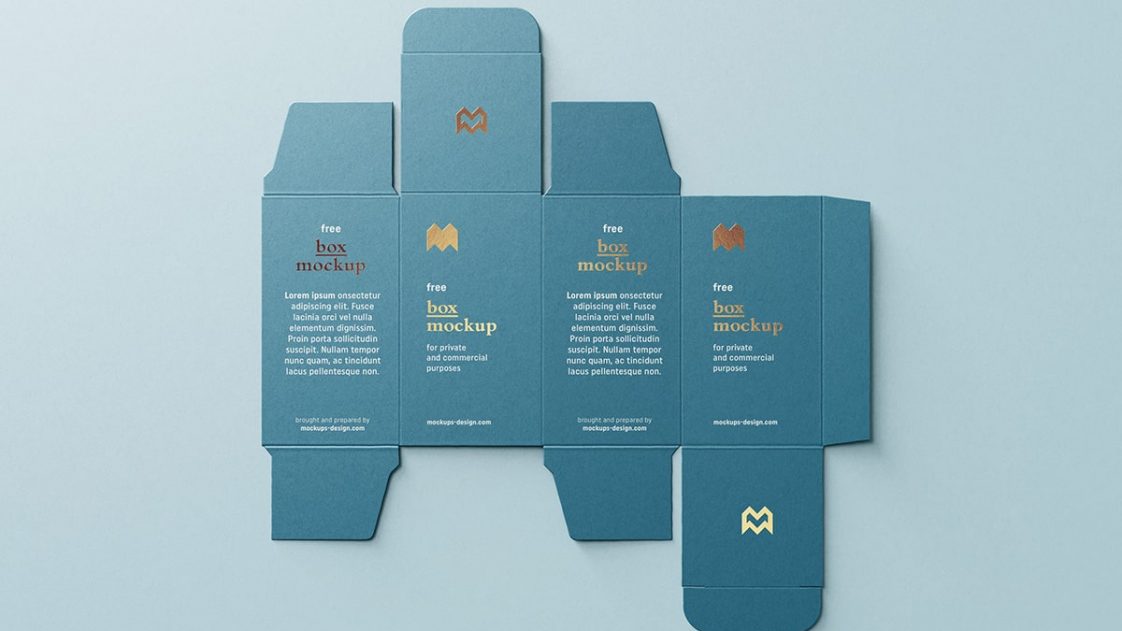 Free Medicine Tablet with Packaging Paper Box Mockup Set - Free Package ...