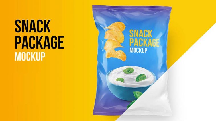Free 3D Packet Mockup - Free Package Mockups