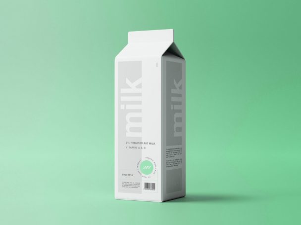 Free Drink Carton Mockup Tetra Pack - Free PacageMockup