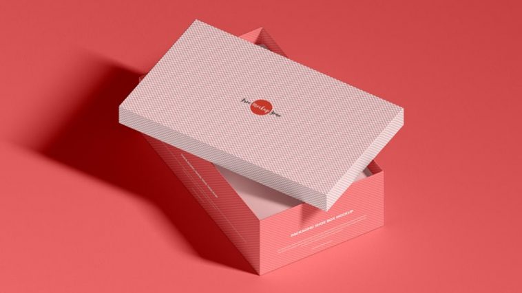 Free Footwear Package Box Mockups Set - Free Package Mockups