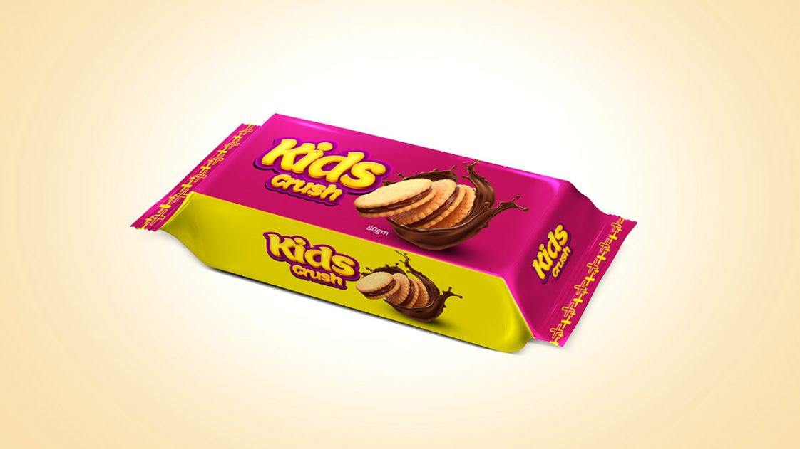 Free Biscuit Packet Foil Pouch Mockup - Free Package Mockups