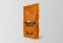 Side view Small Matte Stand-up Pouch Mockup - Free Packaging Mockup