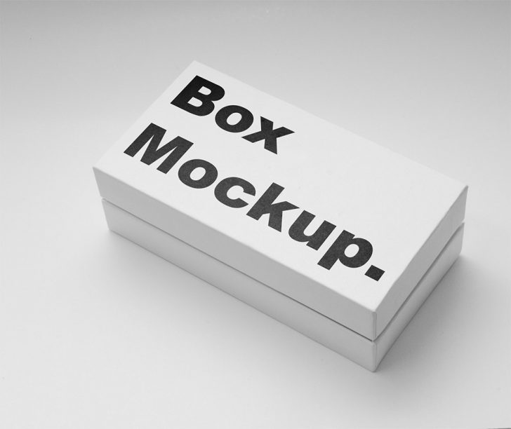 Free Rectangle Smartphone Box Mockup - Package Mockup