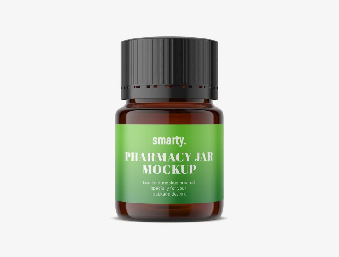 Free Pharmacy Tablet Bottle Mockup - Free Packaging Mockup