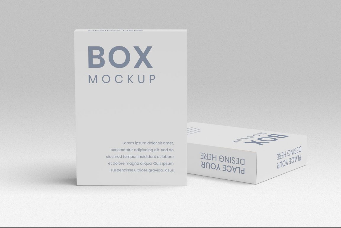 Free Product Packaging Boxes Mockup - Free PacageMockup