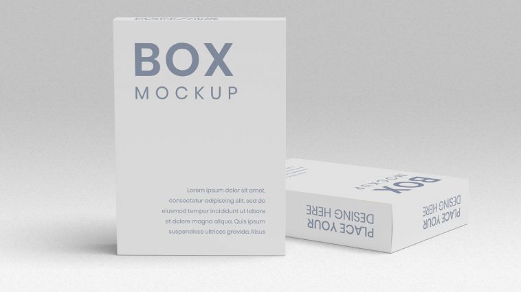 Free Product Packaging Box Mockup - Free Package Mockups