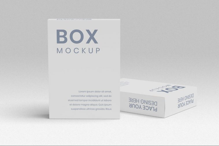 Free Product Packaging Boxes Mockup - Free PacageMockup