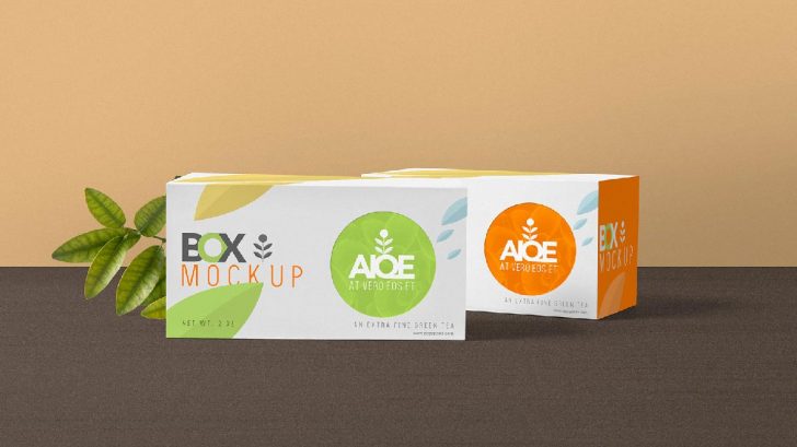 Cuboid Box Mockup - Package Mockups