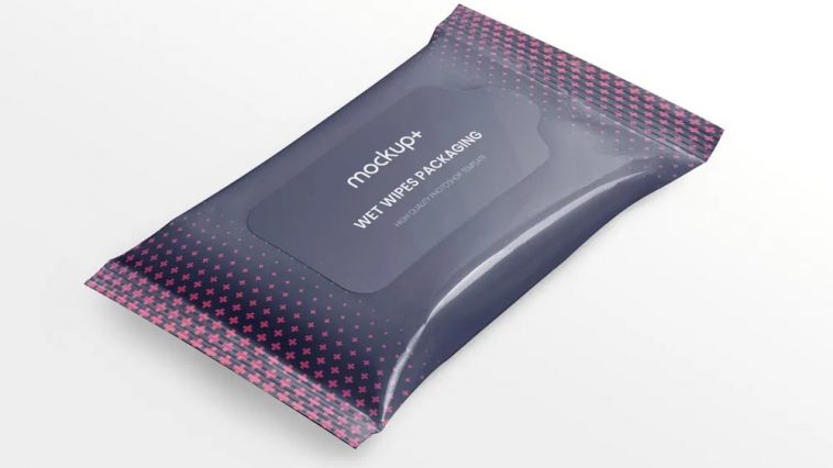 Free Disposable Wet Wipes Packaging Mockup - Package Mockups