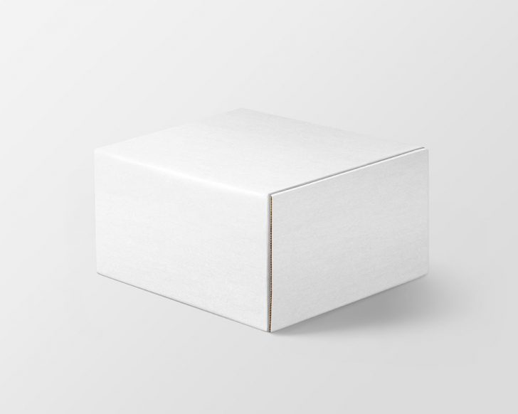 Free Square Mailing Box Mockup - Free Package Mockup