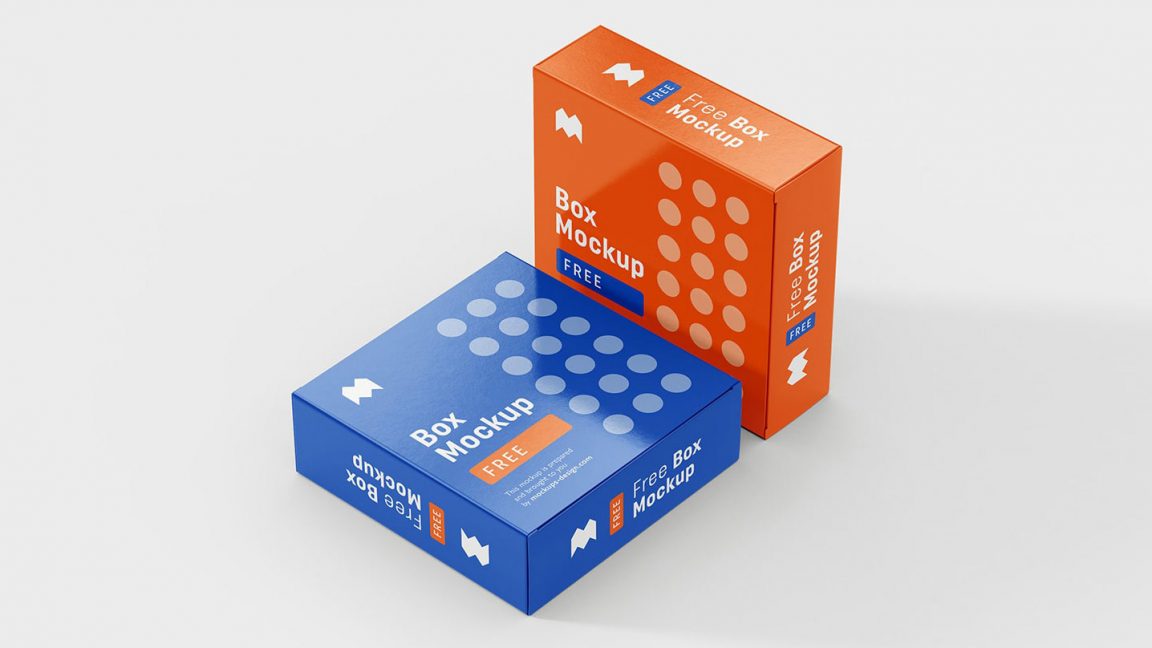 Free Free Food Brand Packaging Box Mockup - Free Package Mockups