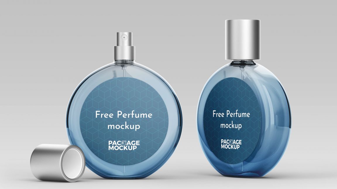 Free Perfume Packaging mockup - Free Package Mockups
